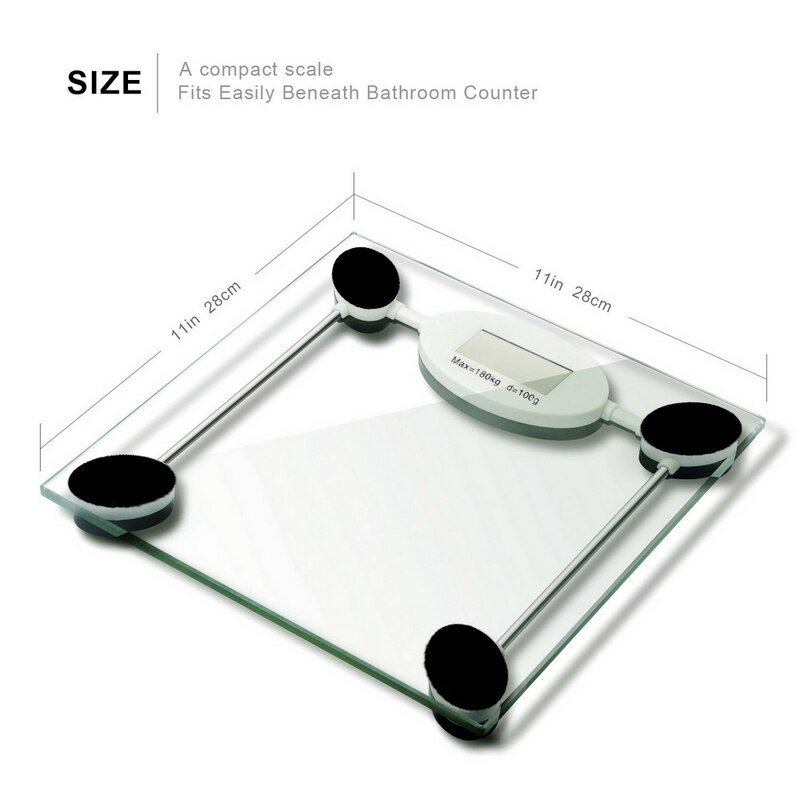 180KG Digital Weighing Scale Electronic Human Bari... – Grandado