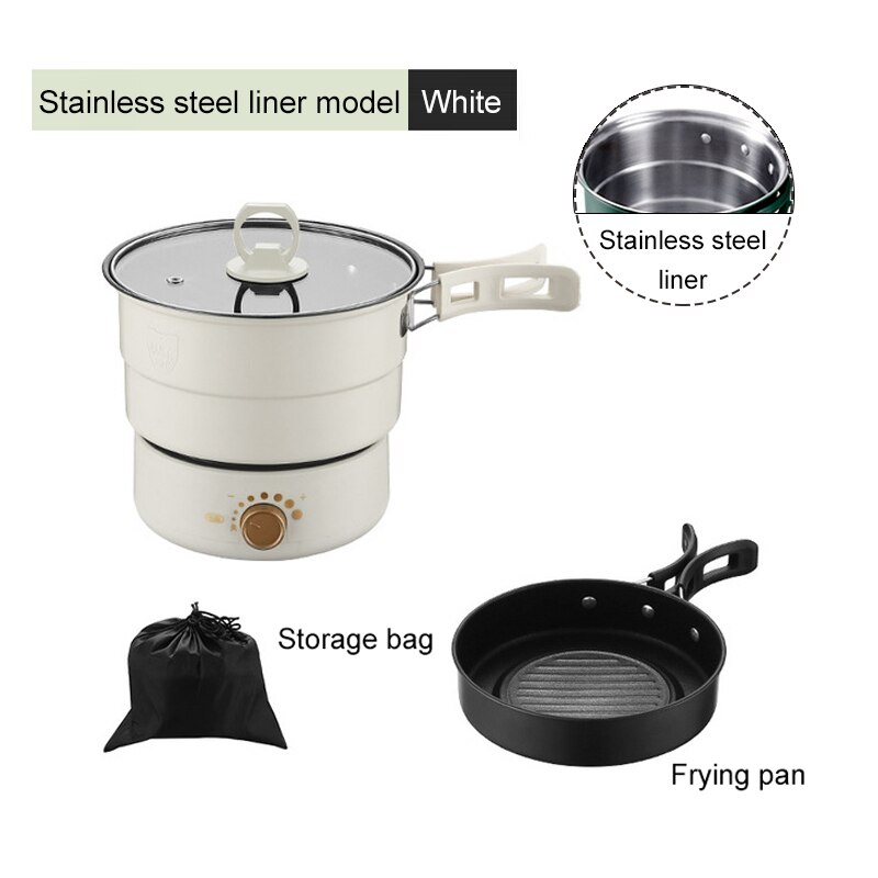 110V/220V Travel Rice Cooker Portable Split Frying... – Vicedeal