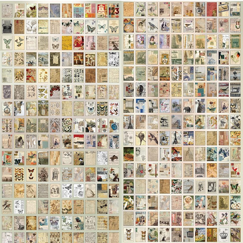Scrapbooking Paper Vintage Journaling Scrapbooking... – Grandado
