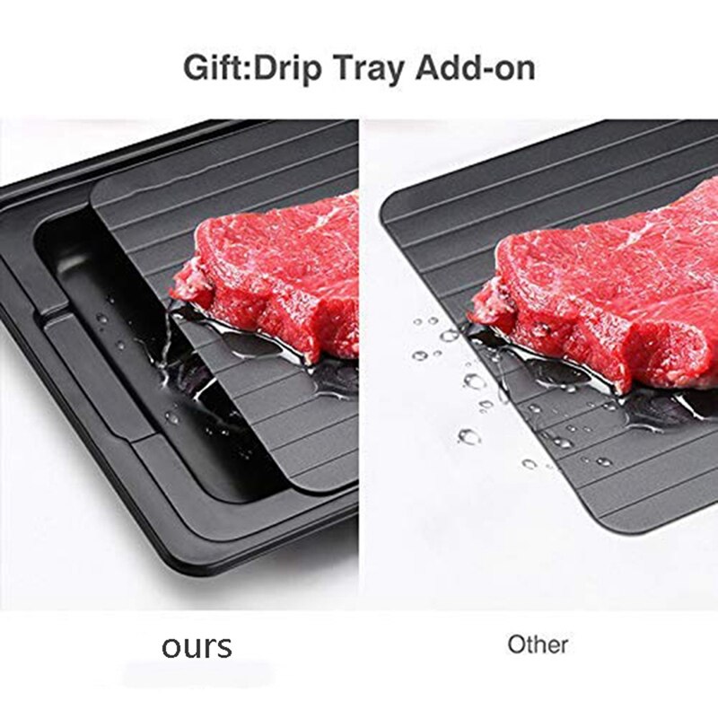 Defrosting Tray Freeze Food Thawing Plate with Pap... – Vicedeal
