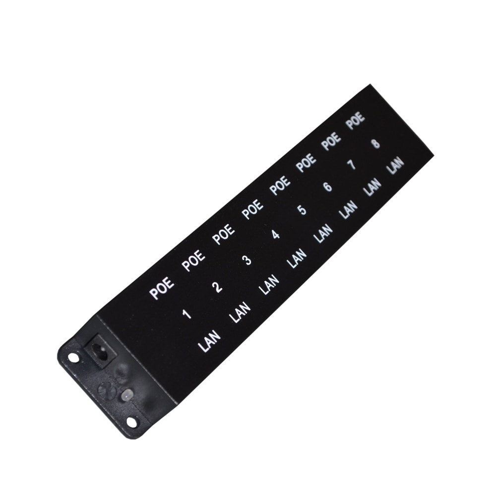 8 Port Wall Mount 10/100 Power over Ethernet PoE I... – Vicedeal