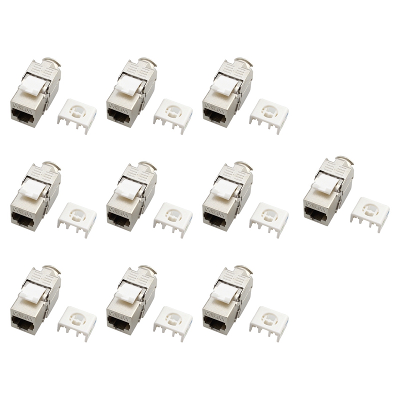 Network Cat6A Toolless Keystone Jack Module Full S... – Vicedeal