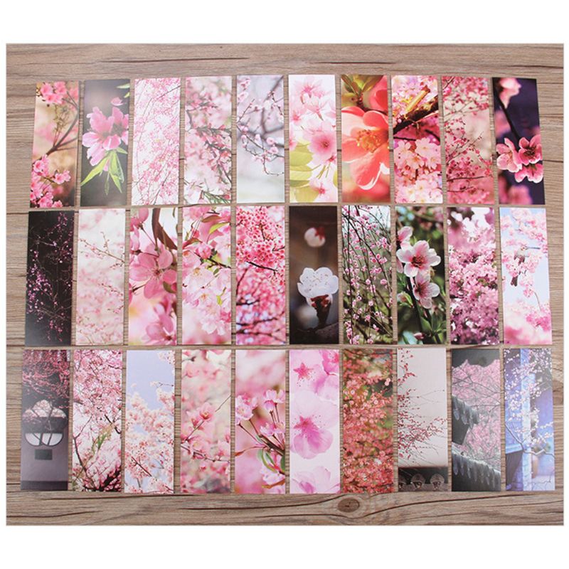 30pcs Chinese Style Paper Bookmarks Painting Cards... – Grandado