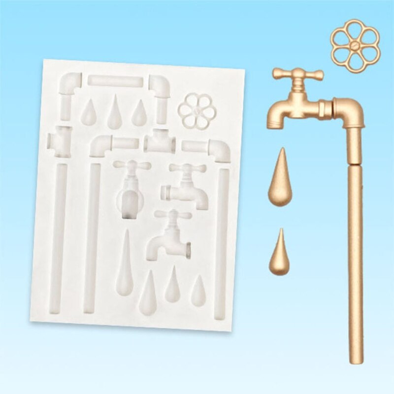 Mini Water Tap Chocolate Candy Silicone Mold Tap F... – Vicedeal