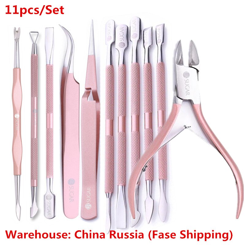Ur Suiker Professionele Nail Cuticle Pusher Tweeze... – Grandado
