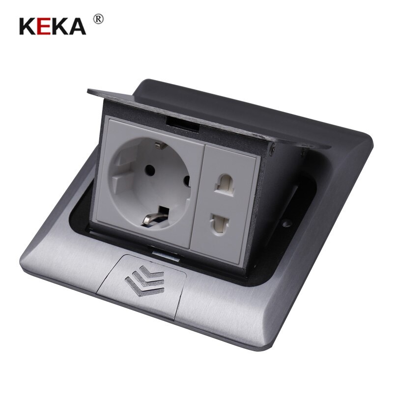 KEKA All Aluminum Silver Panel 16A EU Standard Tab... – Grandado