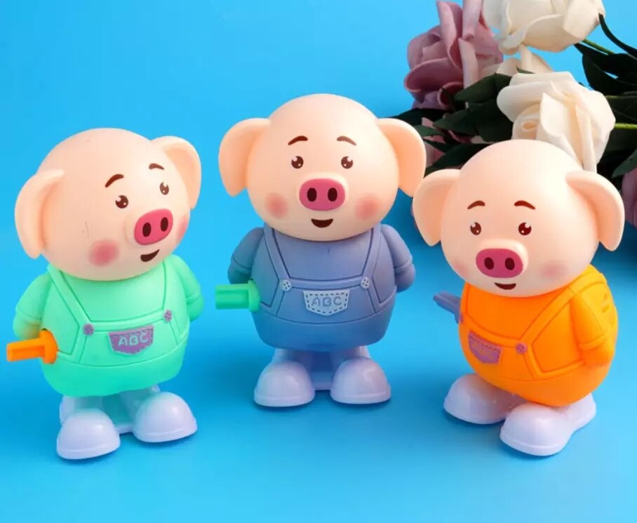 Clockwork spring Dancing pig piggy toy cartoon ani... – Vicedeal