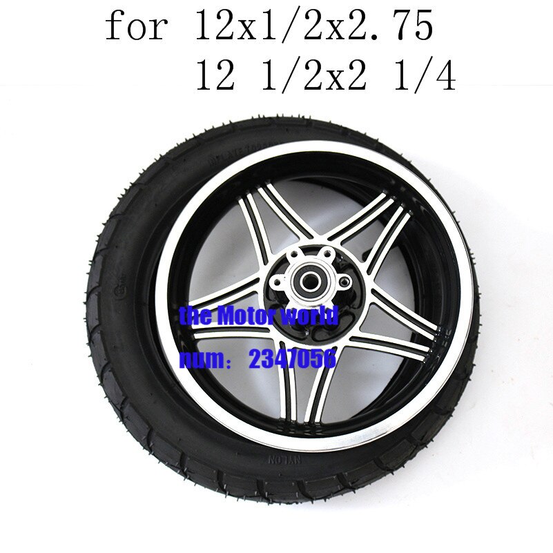 12 1/2 x 2.75 Tire + Inner Tube+ hub Rocket small ... – Grandado