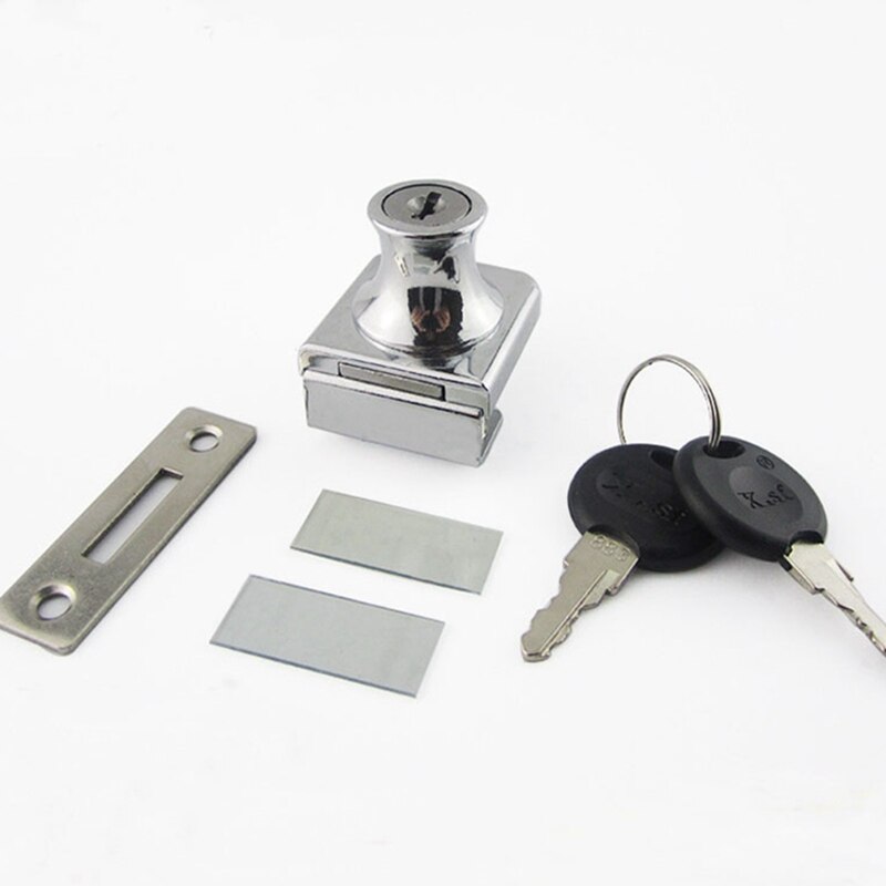 Single Glass Lock Zinc Alloy Showcase Cabinet Door... – Vicedeal