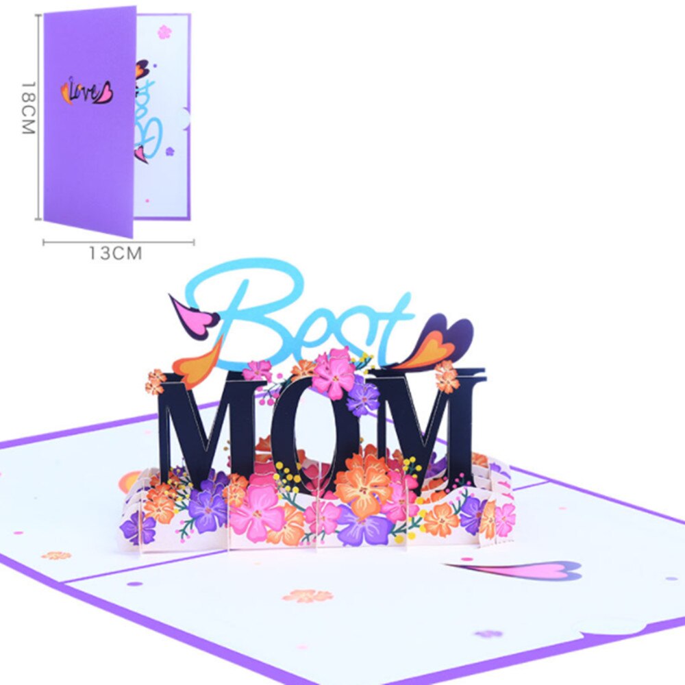 3D Pop Up Mothers Day Cards Floral Greeting Cards ... – Grandado