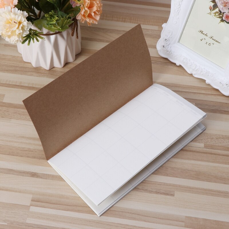 Kraft Cover Weekly Planner Diary Journal Memo Note... – Grandado