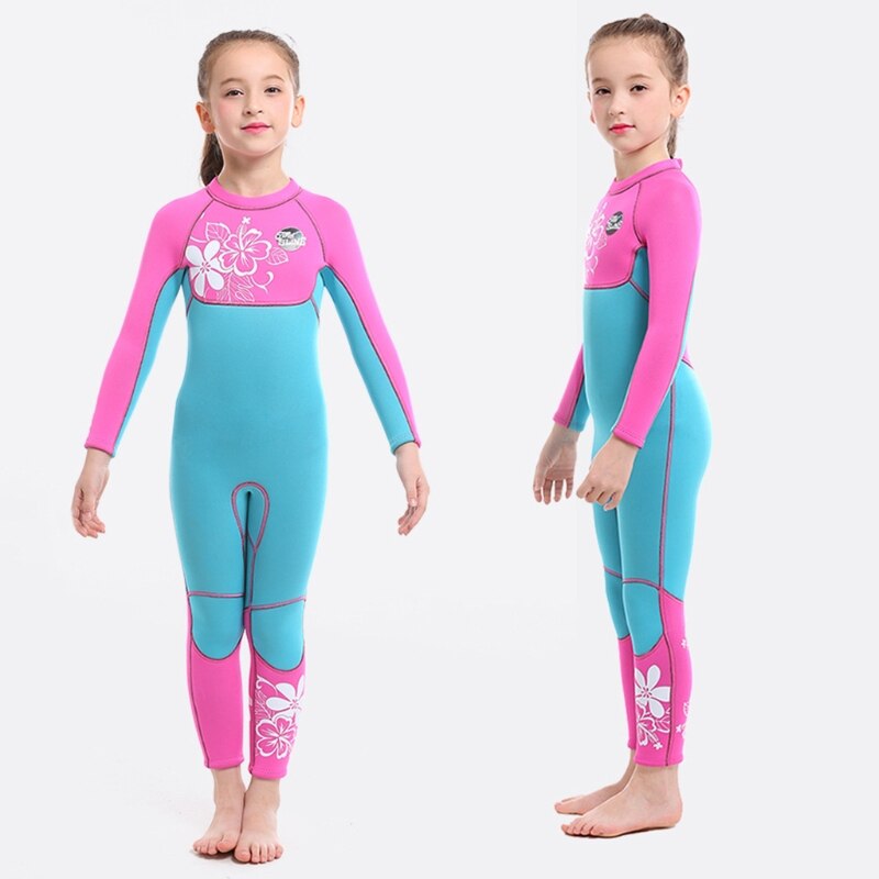 Full Body Kids Wetsuit 3mm Neoprene Children Warm ... – Grandado