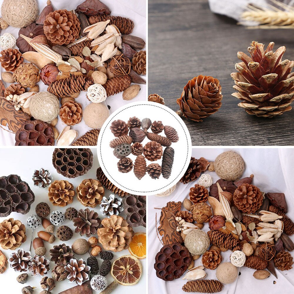 1 Set Xmas Pine Cone Decor DIY Dry Branches for Xm... – Grandado