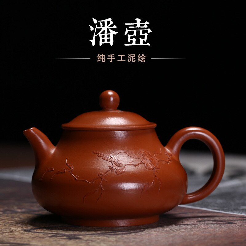 sand tea set clay pot pot pan zhu pure hand painte... – Grandado