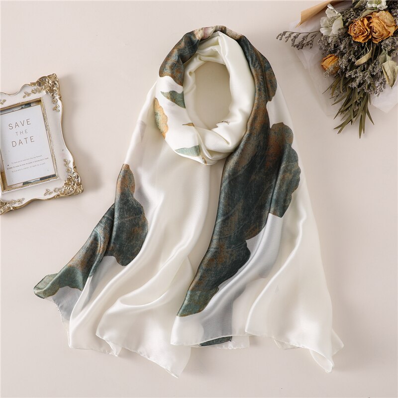 luxury brand women silk scarves for lady pashmina ... – Grandado