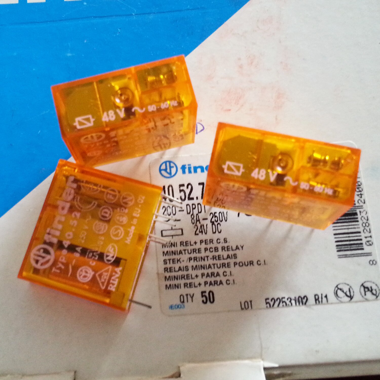 For finder relay 40.52.8.048.0000 type 40.52 48VAC... – Vicedeal