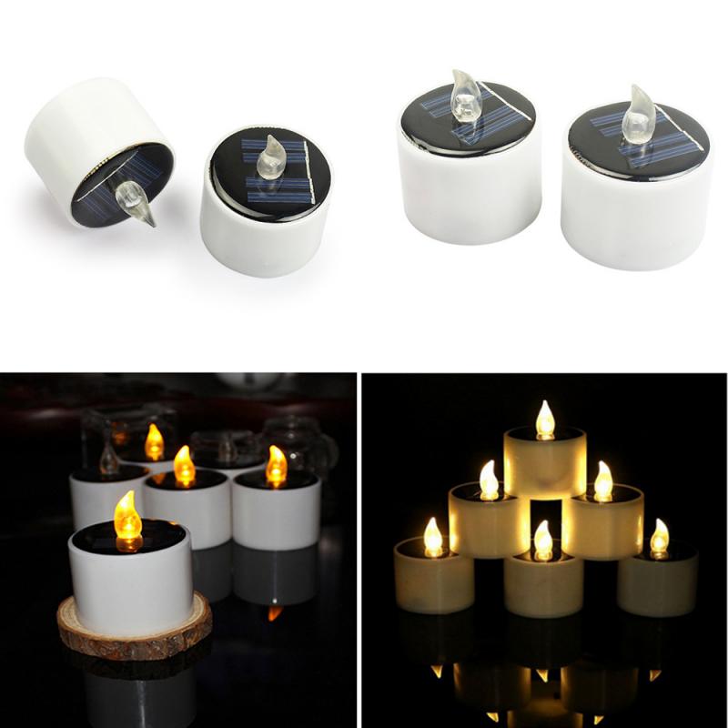 1pcs Solar Power Candle Light Rechargeable Led Can... – Grandado