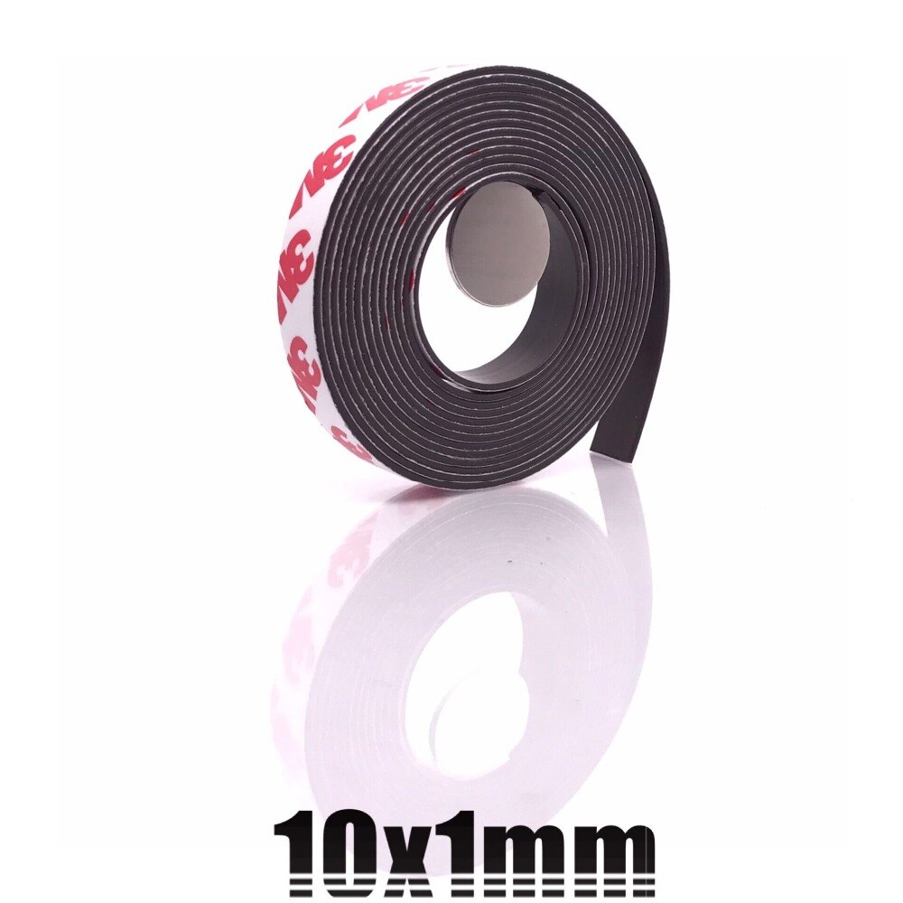 3 Meter/los Gummi Magnet 10*1mm 3 mt selbst Klebe ... – Grandado