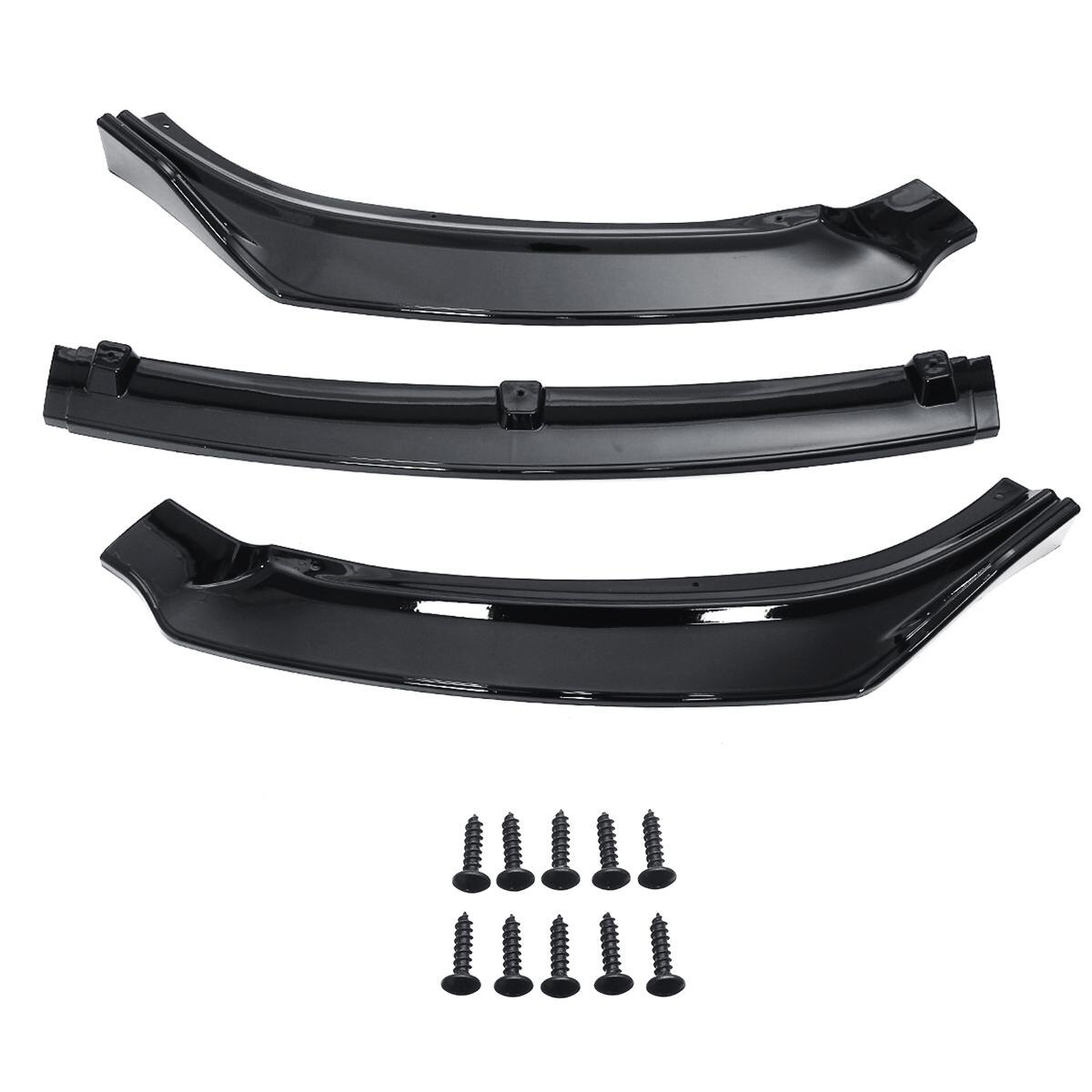 Glanzend Zwarte Auto Voorbumper Lip Splitter Lip B... – Grandado