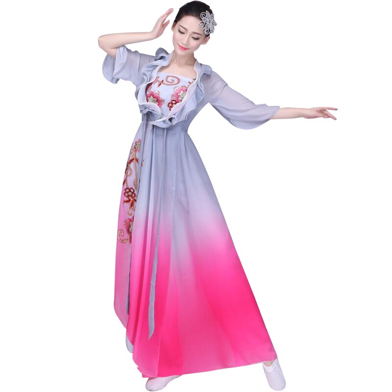 The classical dance clothes female adult taoli Dia... – Grandado