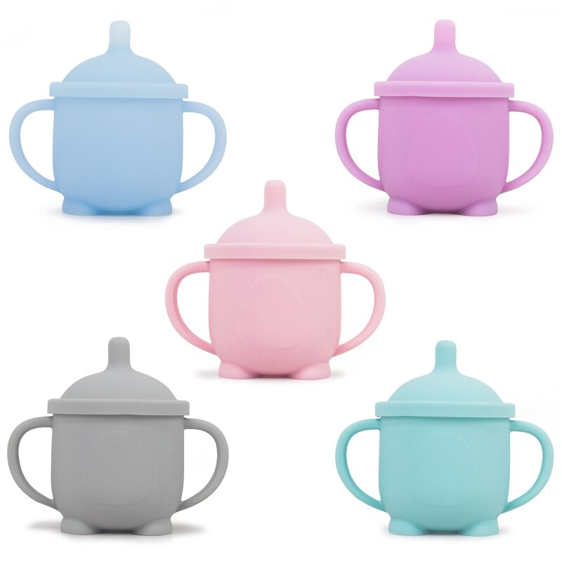 Baby Learning Feeding Cups Soft Silicone Resistant... – Vicedeal
