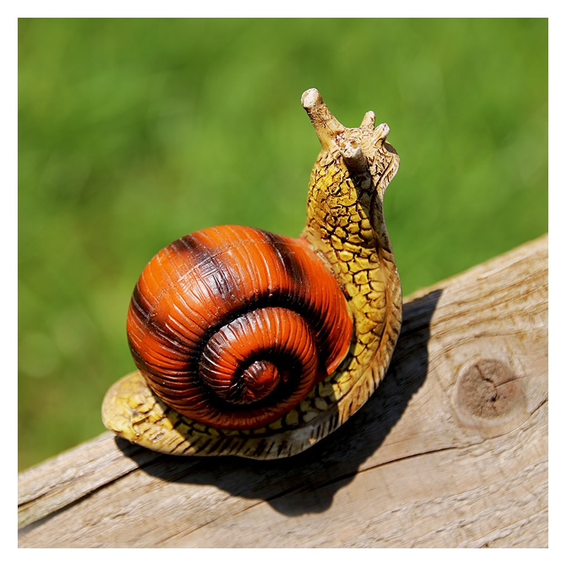 Cute Resin Snail Statue Outdoor Garden Store Bonsa... – Grandado