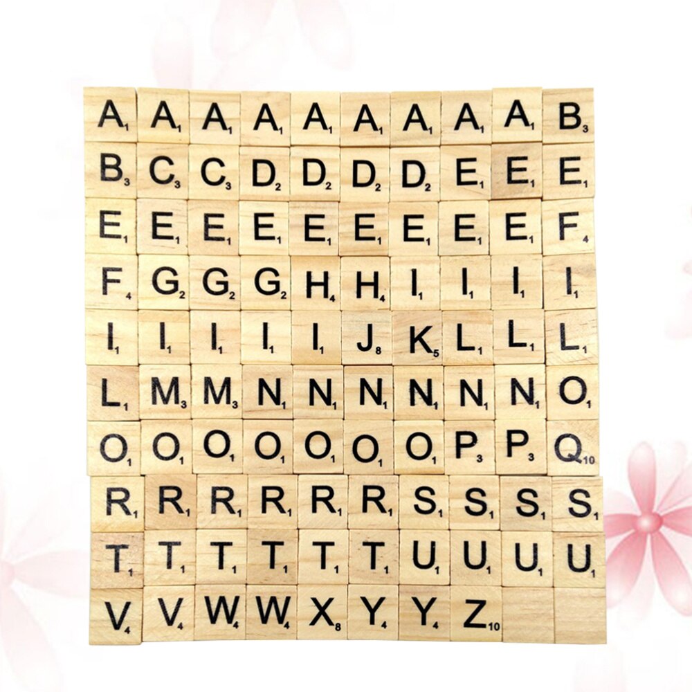 200PCS 26 English Alphabet Wooden Blocks Festival ... – Vicedeal