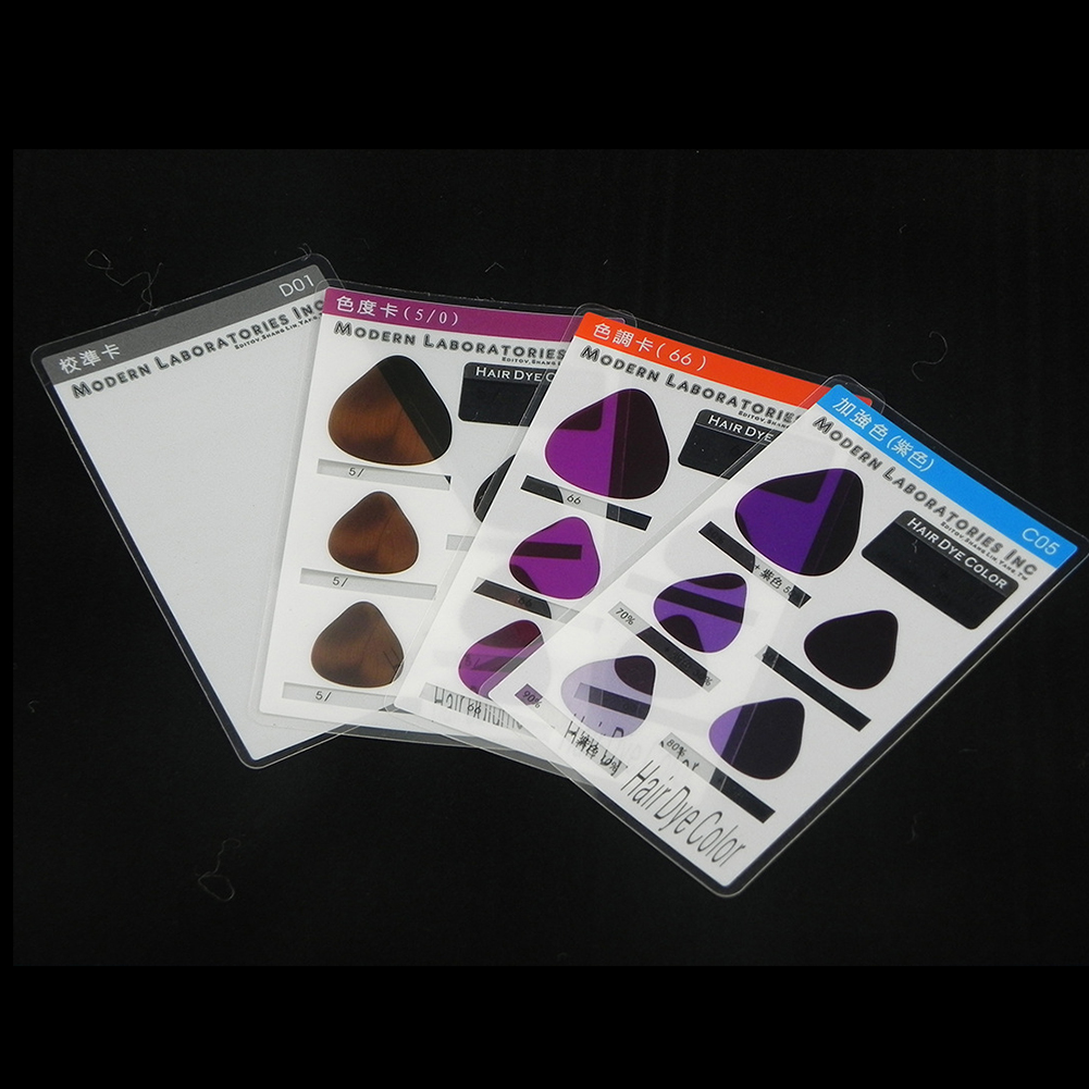 Hair Color Chroma Tone Card Pigment Mixture Palett... – Vicedeal