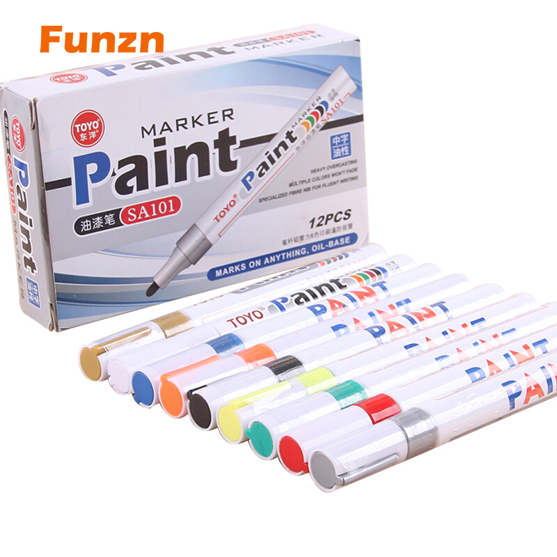 1Pcs deli Pen marker pen for CD plastic wood paper... – Vicedeal