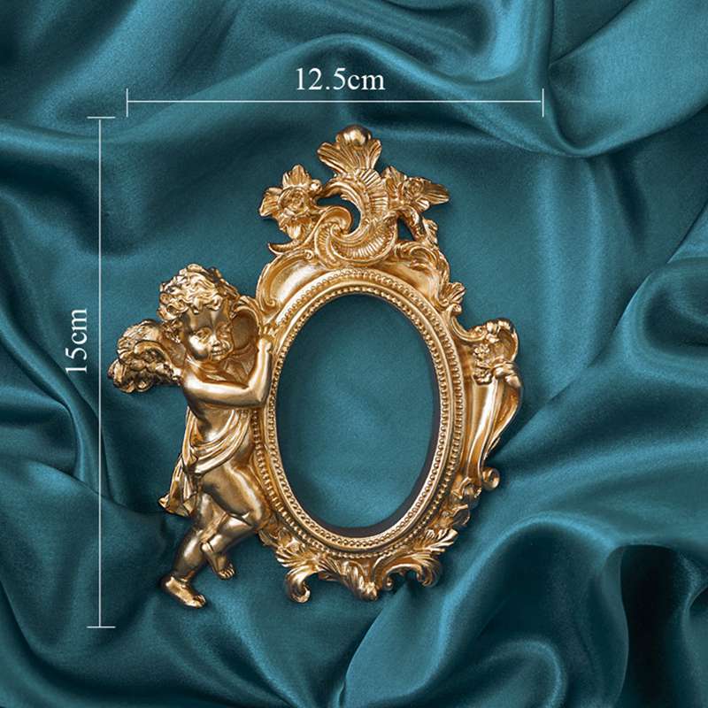 Golden Retro Photo Frame Ins Jewelry Decoration Ho... – Grandado