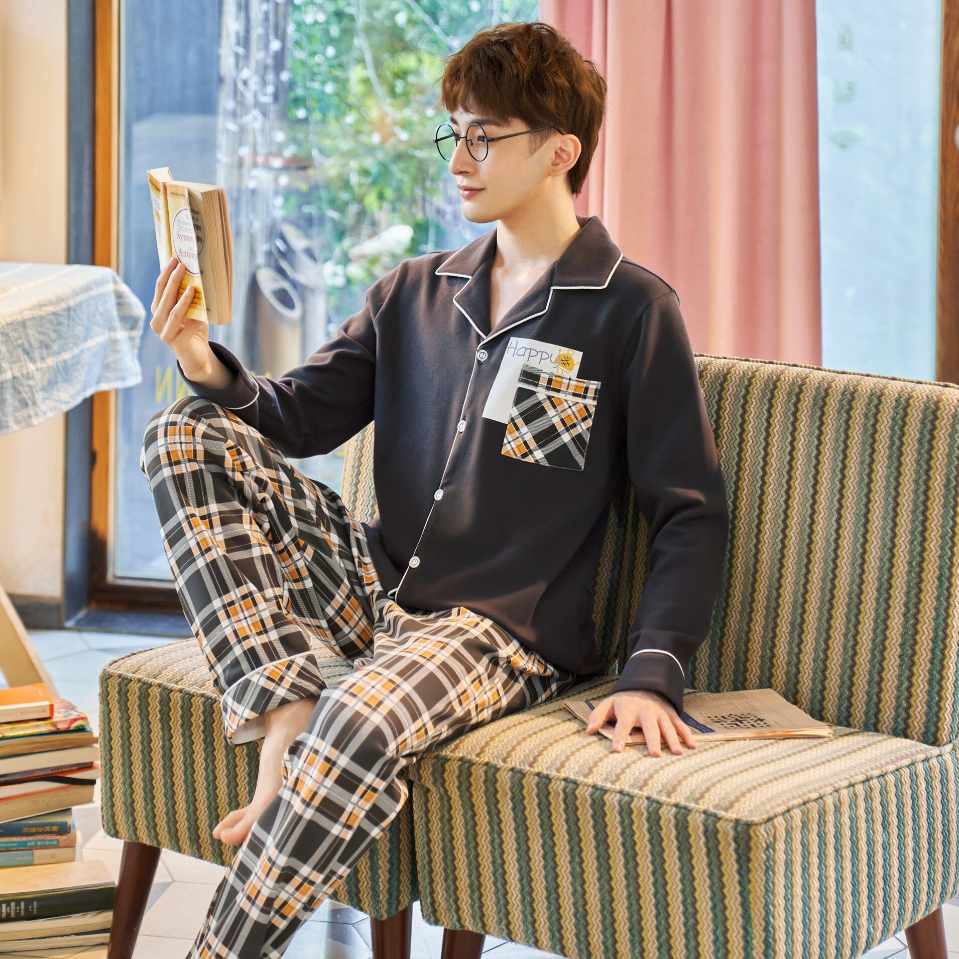 Couple Clothes Matching Set Sleep Wear Spring Autu... – Grandado