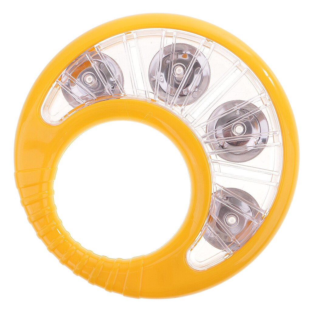 Compact Plastic Music Hand Held Tambourine Percuss... – Grandado