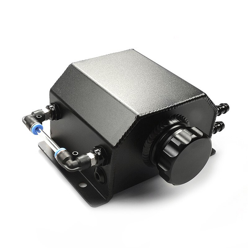 1L Black Aluminum Alloy Radiator Coolant Overflow ... – Grandado