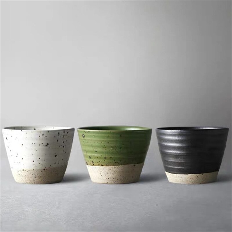 Large Capacity Handmade Coarse Pottery Small Teacu... – Vicedeal