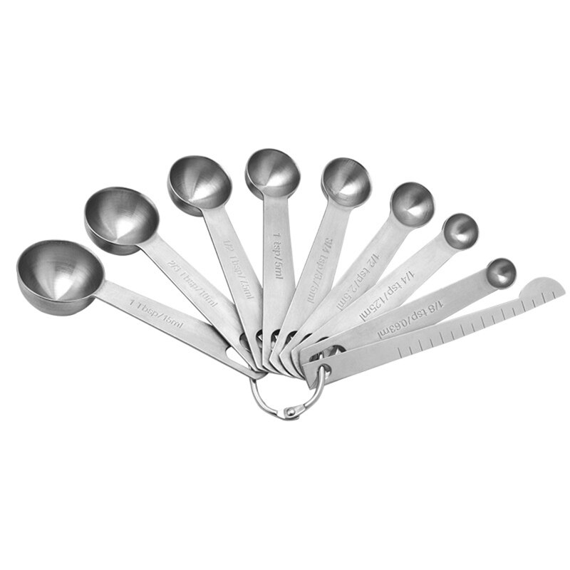 6/8/9Pcs Maatlepels Rvs Kruiden Meet Scoop Schaal ... – Vicedeal