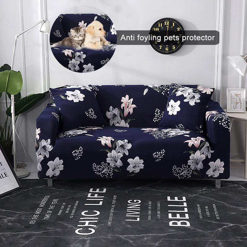 1 2 3 Seater Floral Elastic Soft Sofa Couch Covers... – Grandado