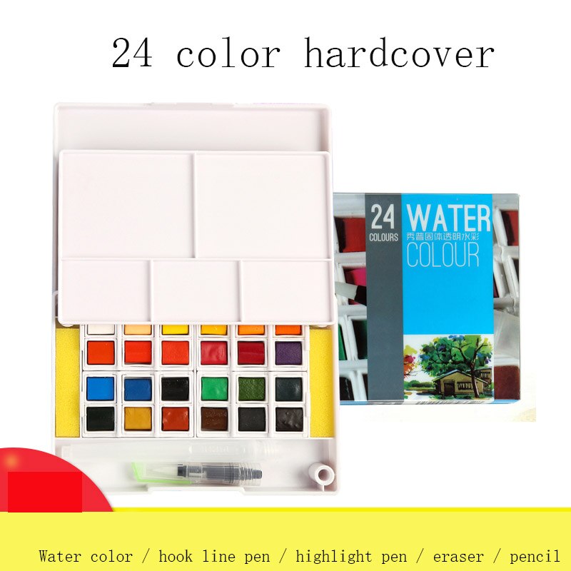 Superieure Aquarel Verf Met Penseel 12/18/24/30/36... – Vicedeal