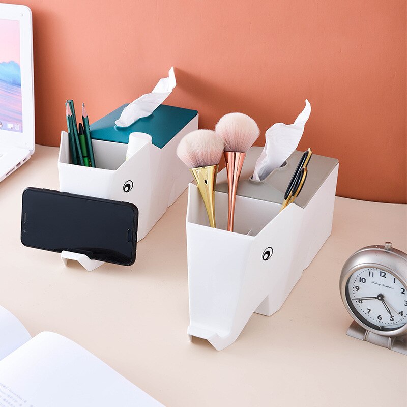 Multifunctional Elephant Tissue Box Cute Rhinocero... – Vicedeal