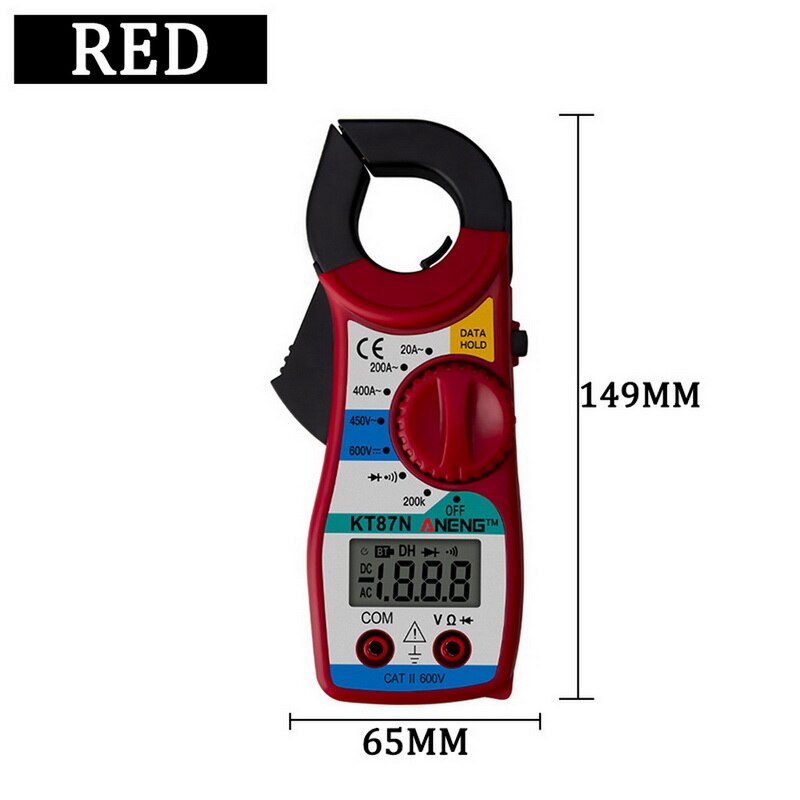 Digital Current Clamp Ammeter AC DC Voltmeter Test... – Grandado