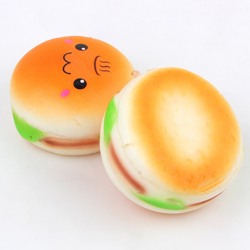 10 Cm Kawaii Jumbo Gezicht Antistress Hamburger Sq... – Vicedeal