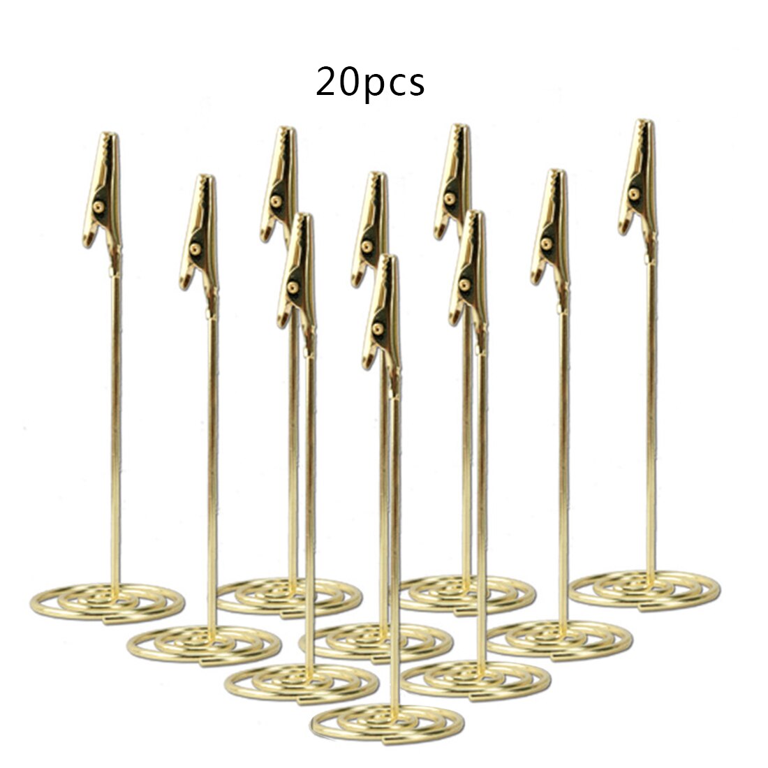 20Pcs 11.5cm Metal Alligator Clip Stick Memo Clip ... – Grandado