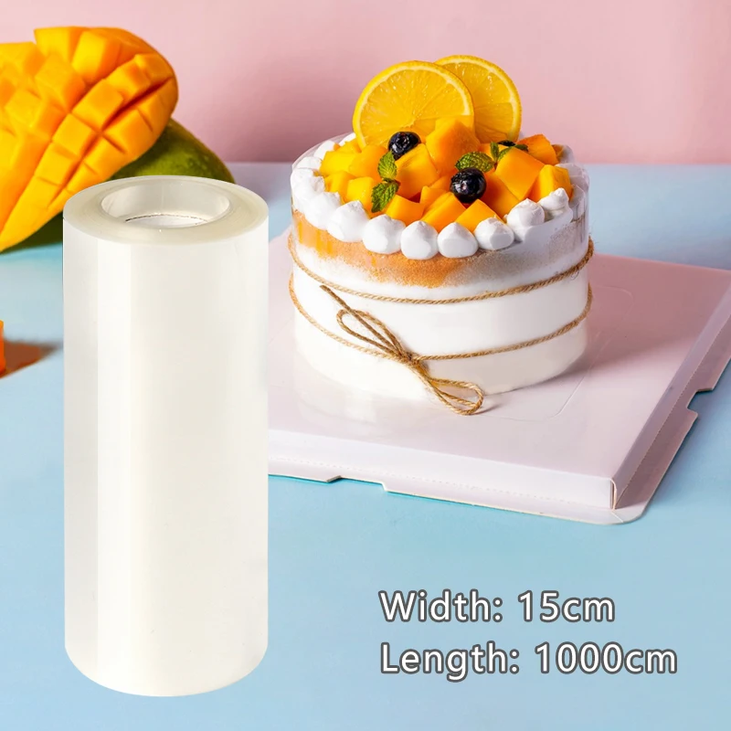 6/8/10/12/15CM Cake Collars Transparent Acetate Ro... – Grandado