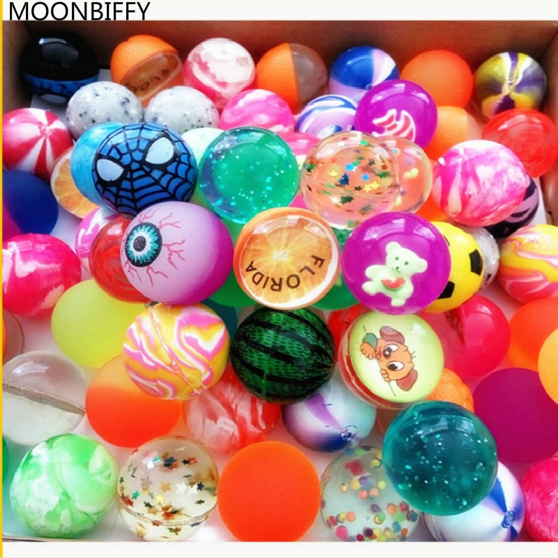45mm Rubber Bouncing Ball Mixed Bouncy Skip Ball O... – Vicedeal