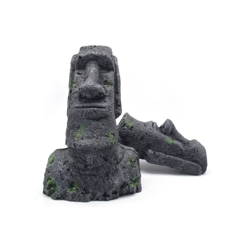 1pc Easter Island Moai Monolith Statue Resin Ancie... – Grandado
