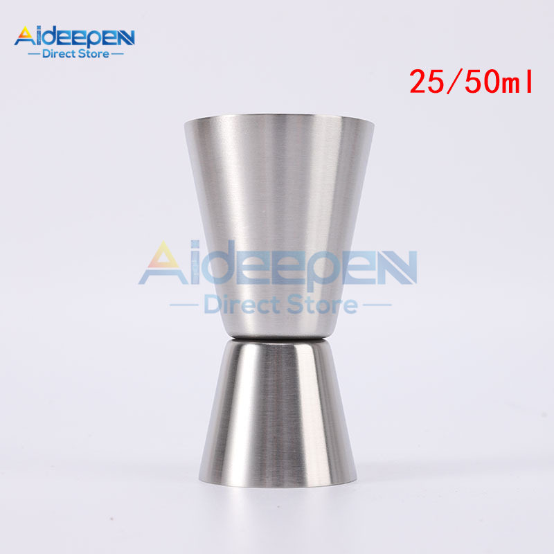 25/50ML Stainless Steel Cocktail Measuring Jigger ... – Grandado