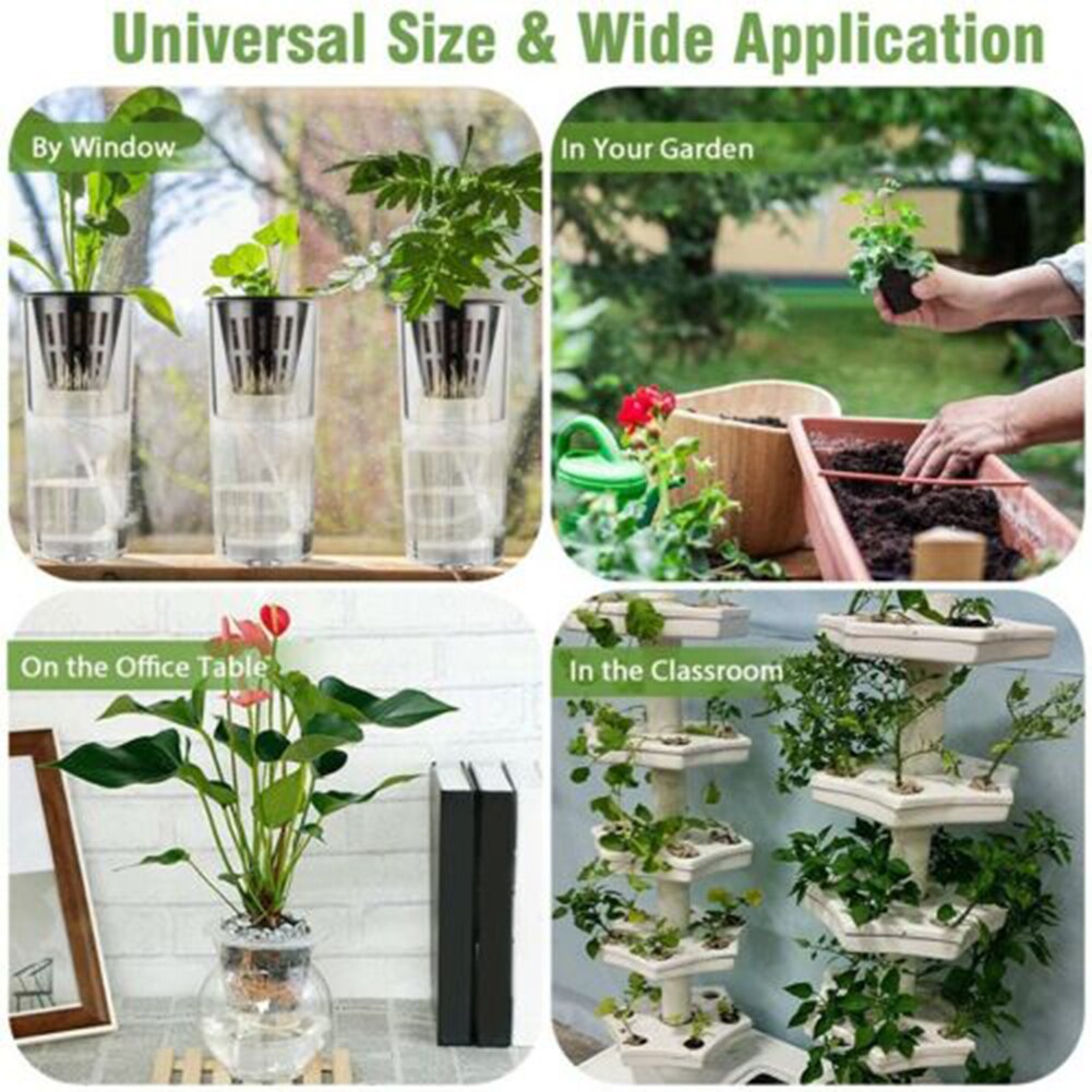 40Pcs Hydroponic Colonization Mesh Pot Net Cup Bas... – Grandado