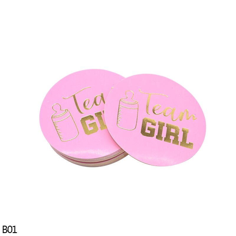 24pcs Team Boy Team Girl Sticker Boy Girl Round Pa... – Grandado