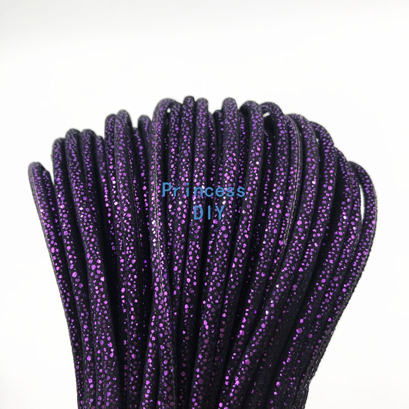 5 mt/los Schmuck Finden 3mm Runde Dark Purple Glit... – Vicedeal
