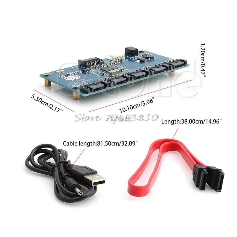 Adapter Card SATA 1 to 5 Port Converter (SATA Port... – Vicedeal