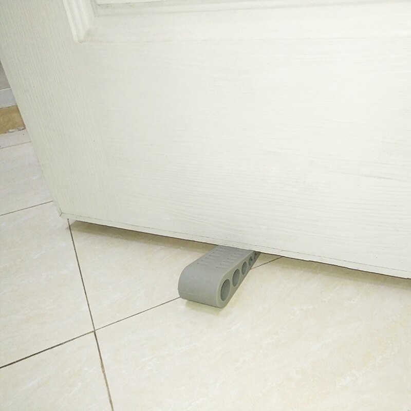 Non-Slip Door Wedge Shaped Plastic Door Grey Stops... – Vicedeal
